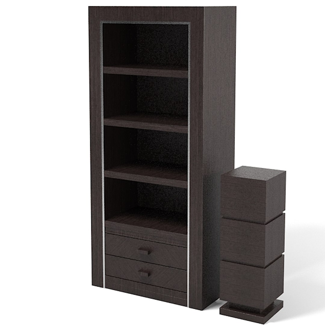 3ds max smania showcase bookcase