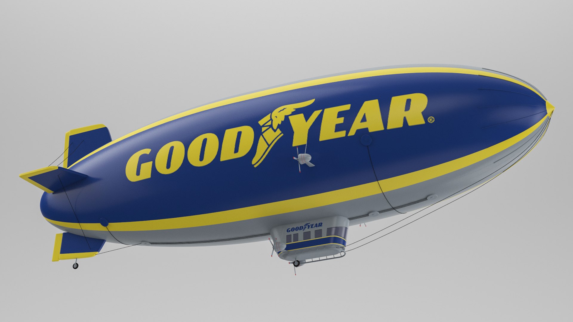 Goodyear Blimp Model - TurboSquid 1826346