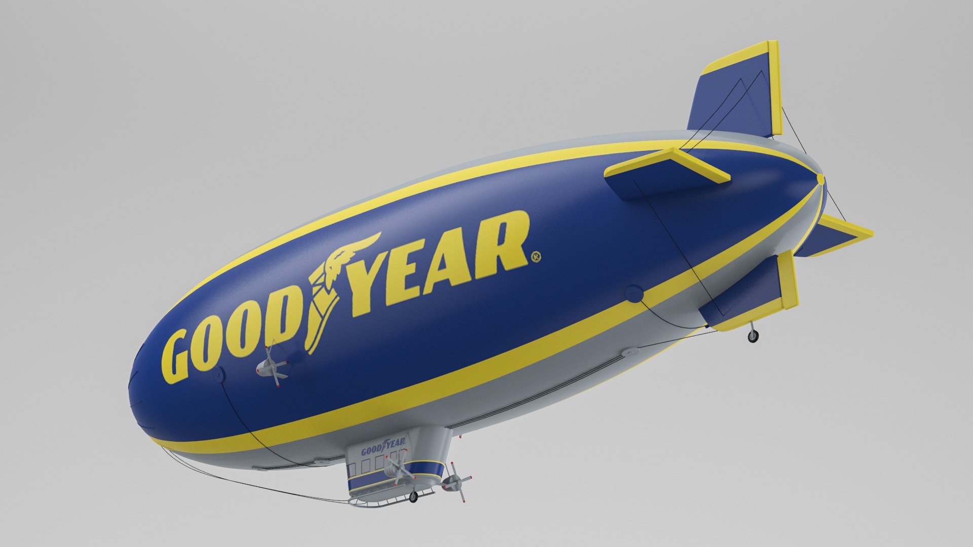 Goodyear Blimp Model - TurboSquid 1826346