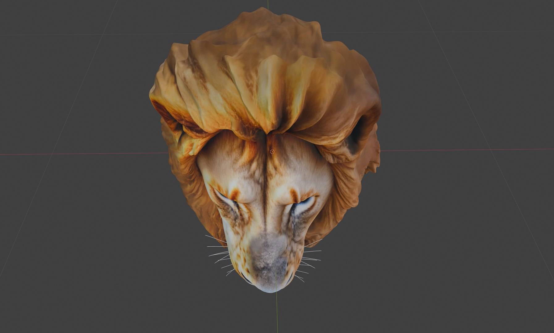 3D Lion Head Model - TurboSquid 2261522