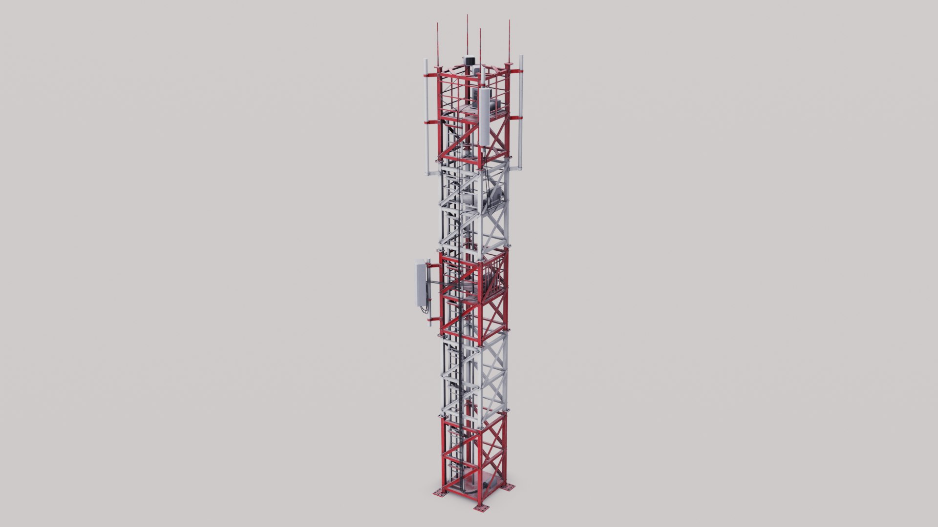 Cellular tower 3D model - TurboSquid 1589313