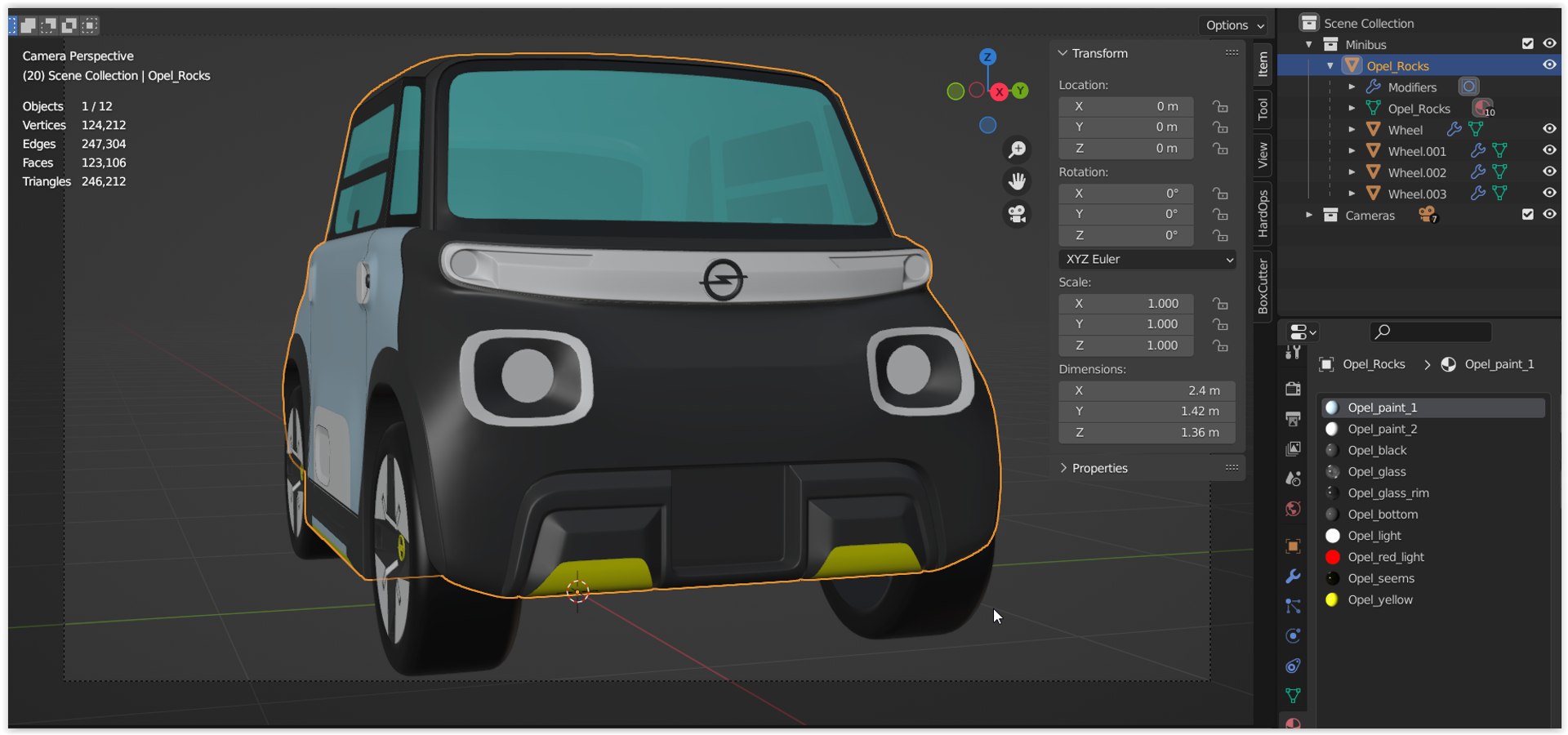 3D Opel Rocks-e Exterior Model - TurboSquid 1851416