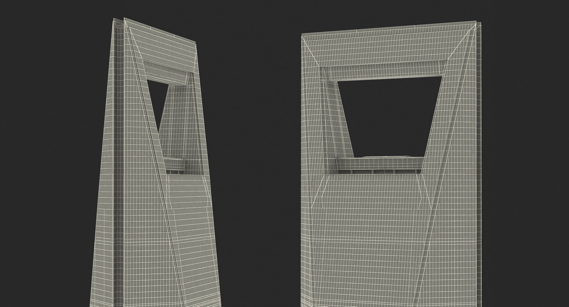 3D shanghai world financial center model - TurboSquid 1417921