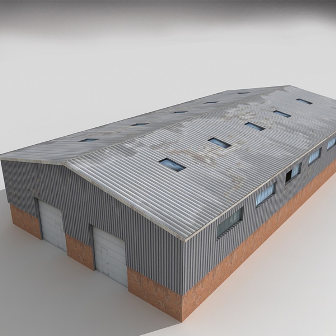 Warehouse Facility Factory 3d Model