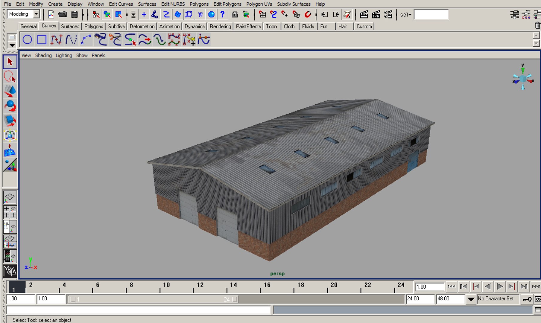 Warehouse Facility Factory 3d Model