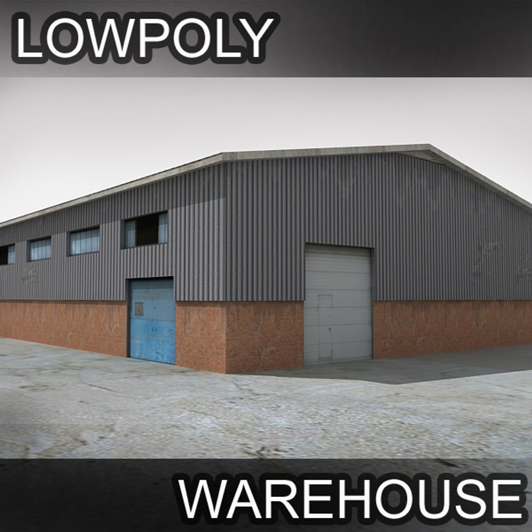 Warehouse Facility Factory 3d Model