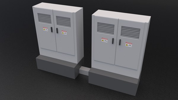 Electric Control Boxes 3D model - TurboSquid 1717258