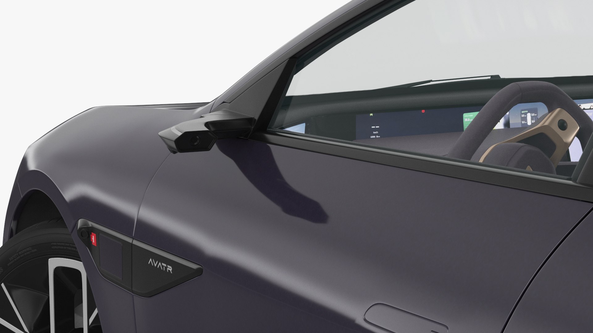Avatr 12 EV Purple Color 3D Model - TurboSquid 2214564