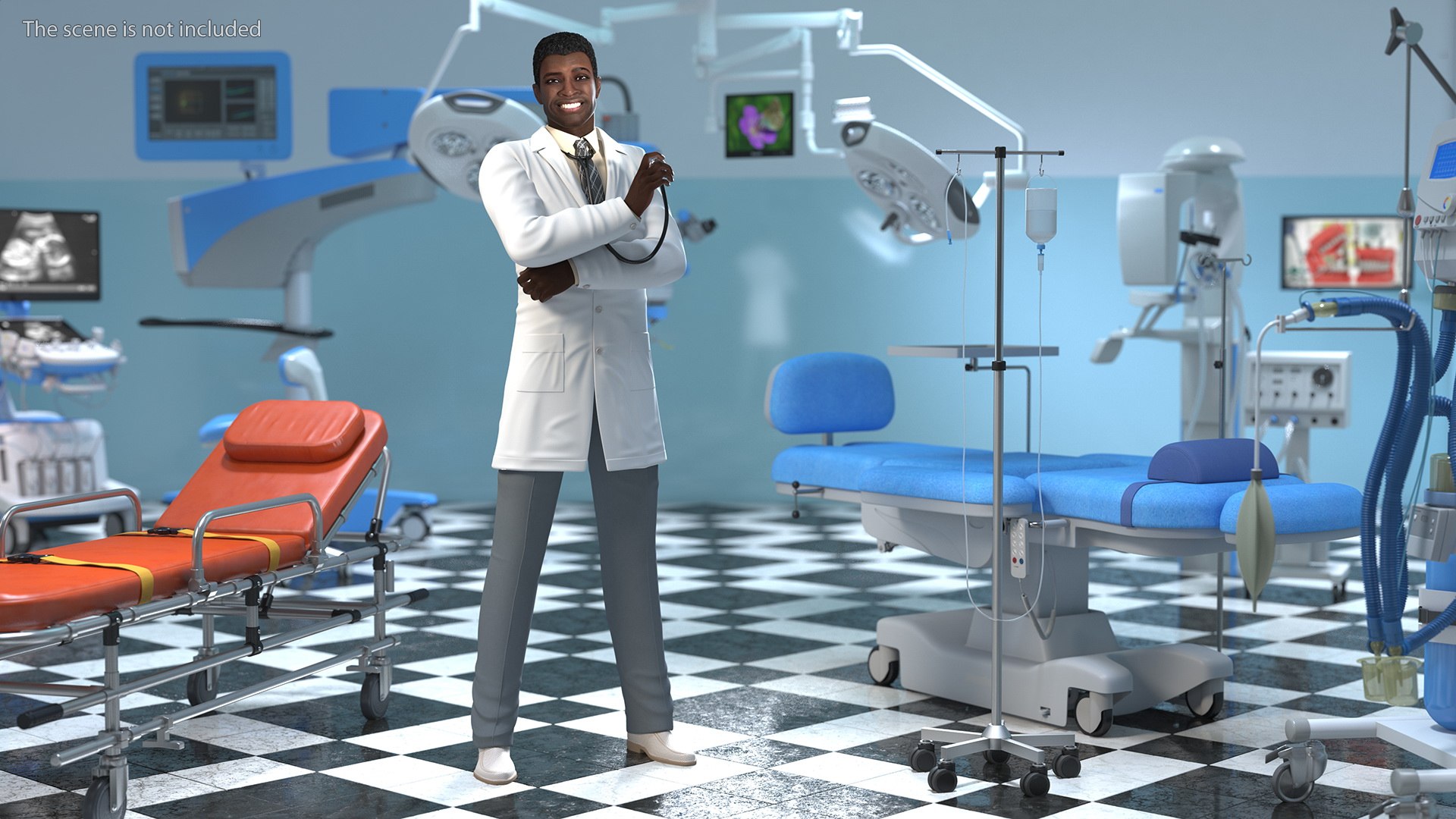 American Man Wearing Lab Model - TurboSquid 1706852