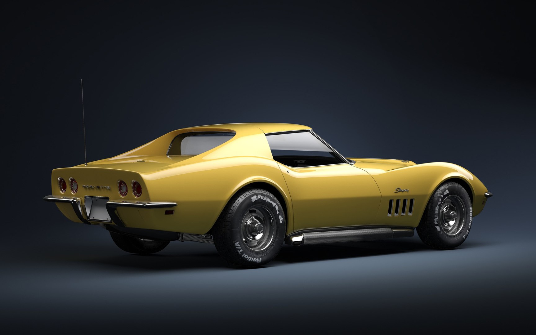 3D 1969 Chevrolet Corvette ZL1 427 model - TurboSquid 1738729