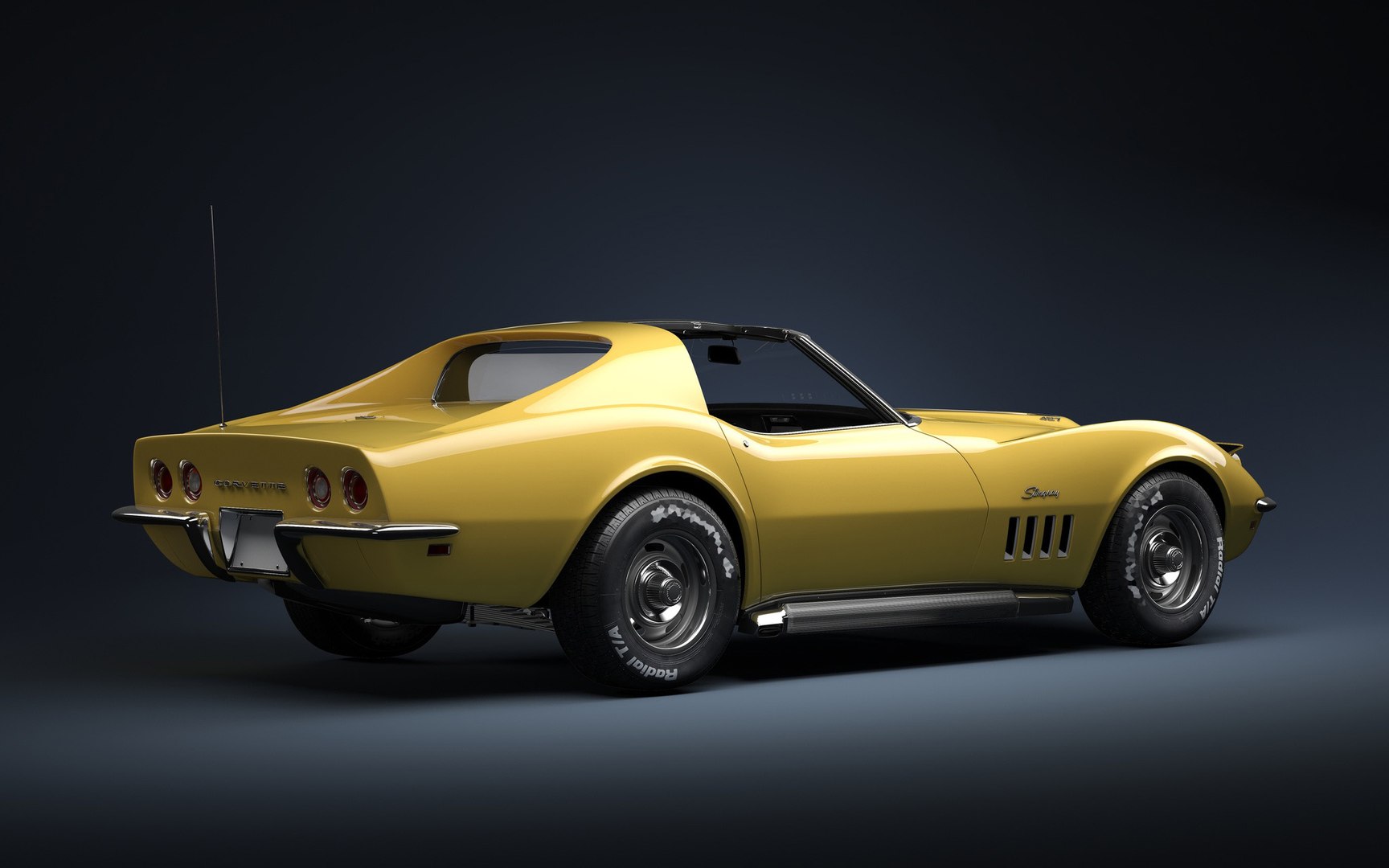 3D 1969 Chevrolet Corvette ZL1 427 model - TurboSquid 1738729