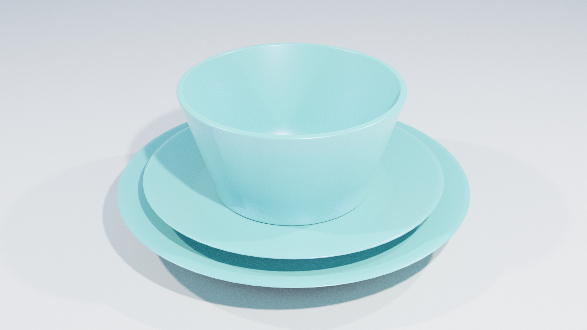 3D Round Ceramic Plates - TurboSquid 2093482