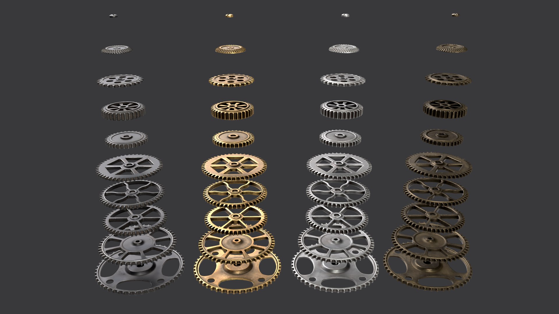 3D Cogs - TurboSquid 1909605