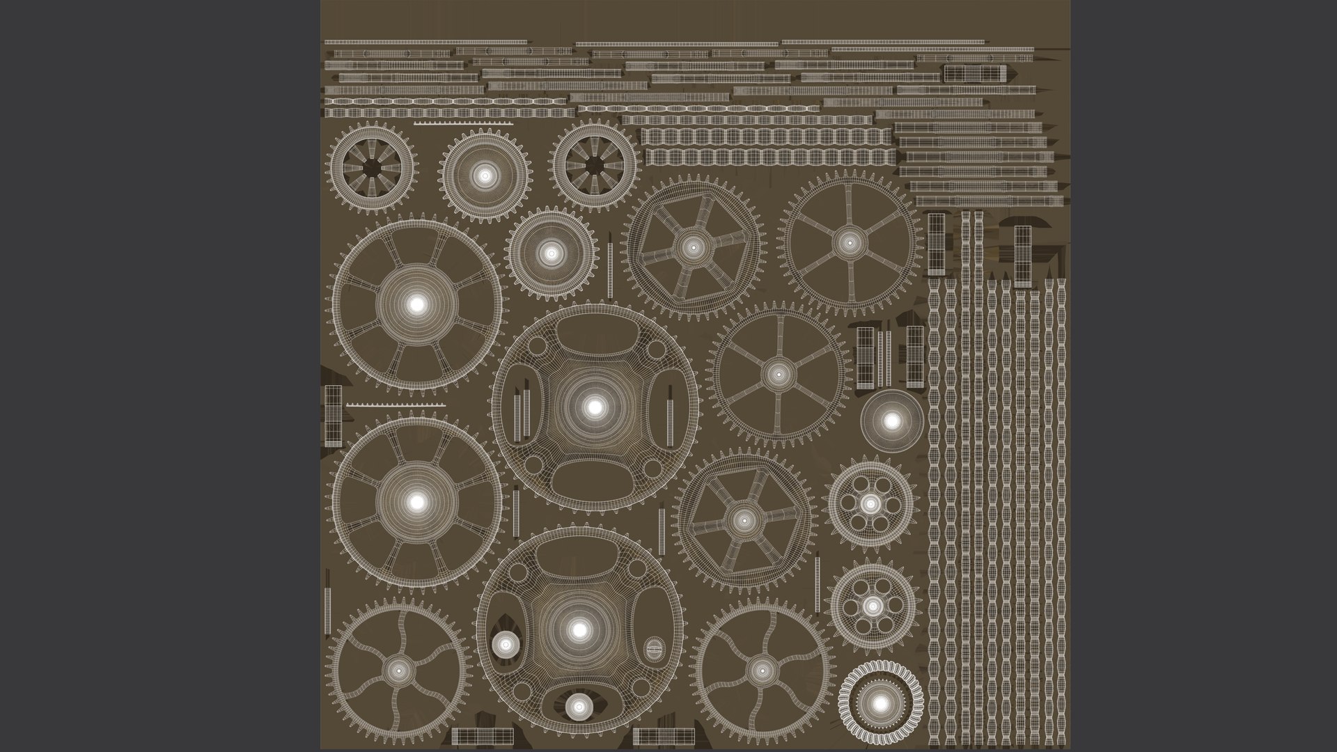 3D Cogs - TurboSquid 1909605