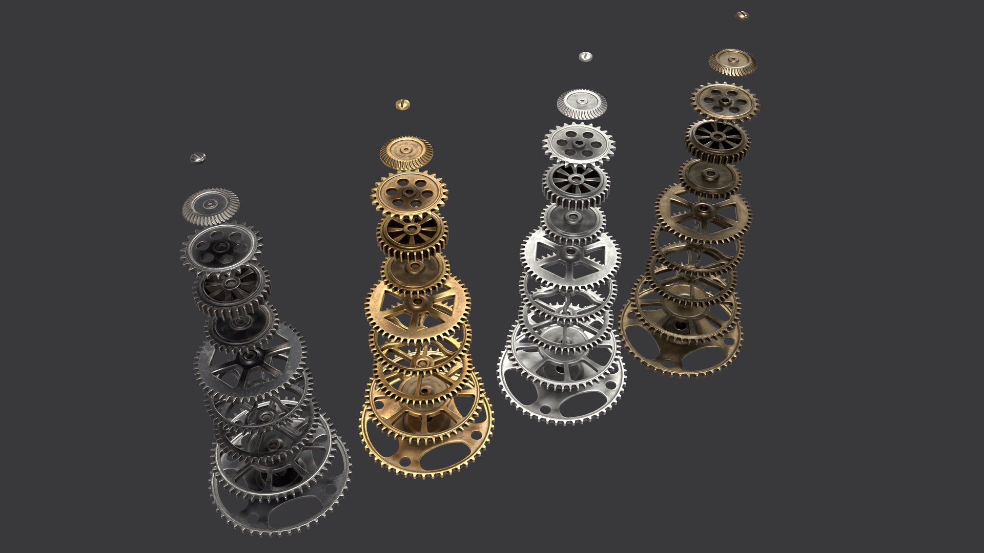 3D Cogs - TurboSquid 1909605