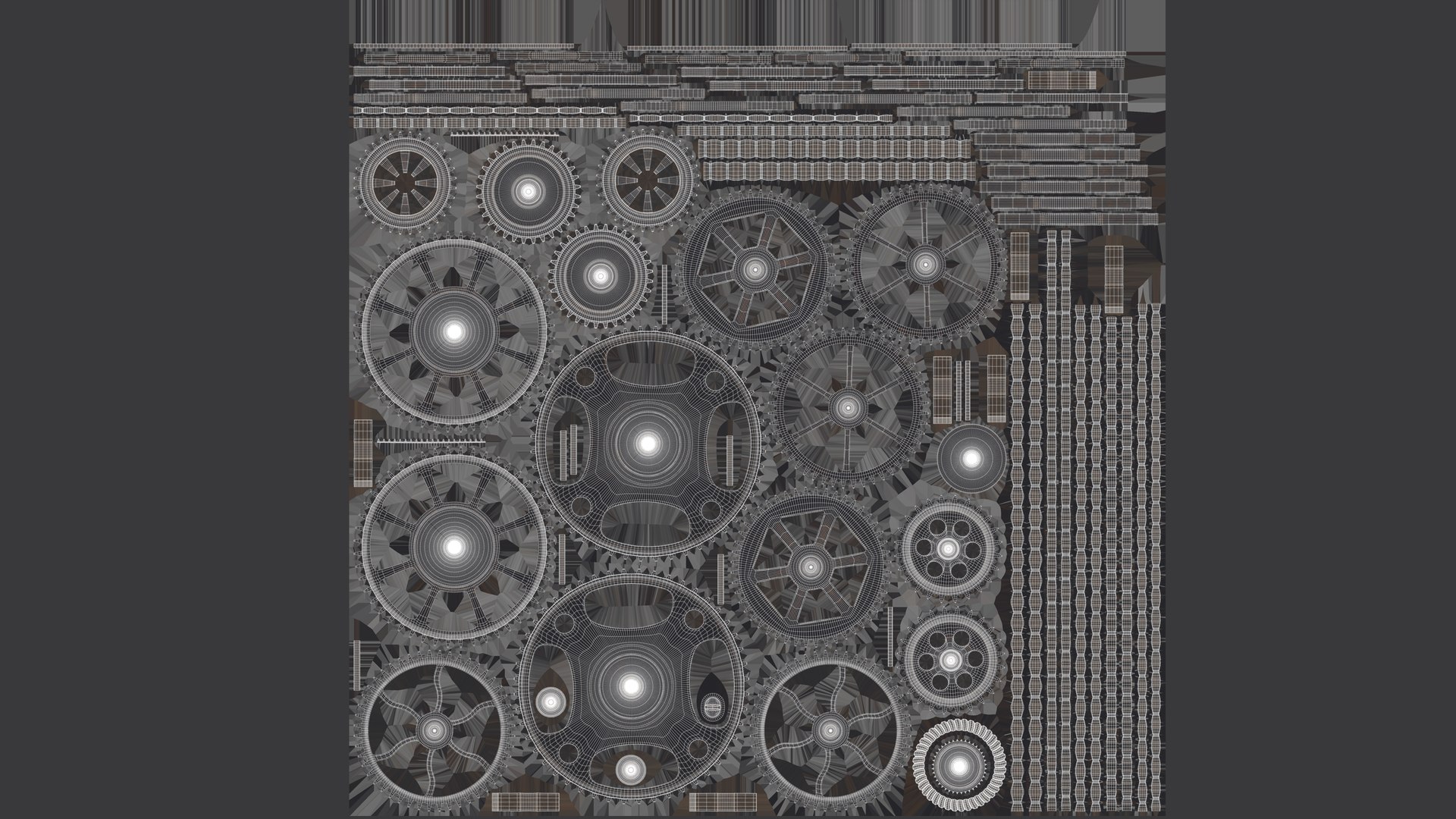 3D Cogs - TurboSquid 1909605