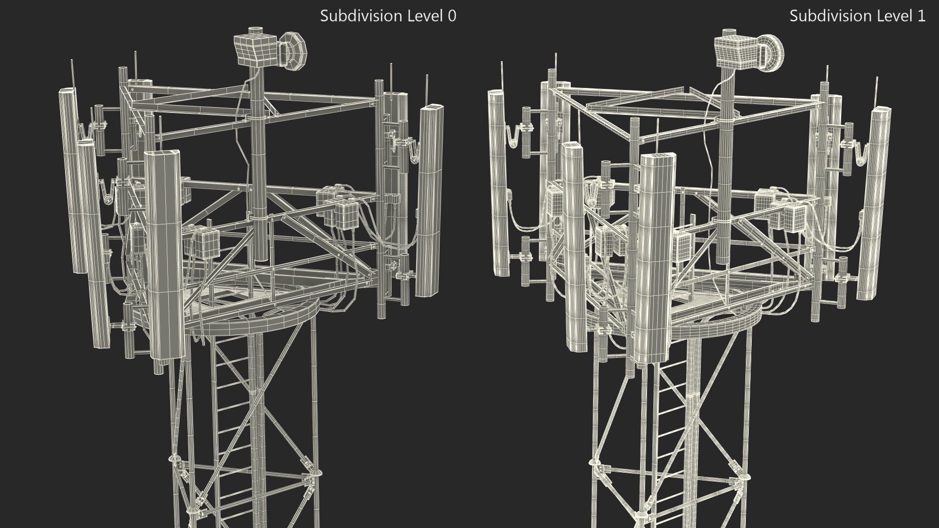 3D Rooftop Cellular Transmitter - TurboSquid 2274182