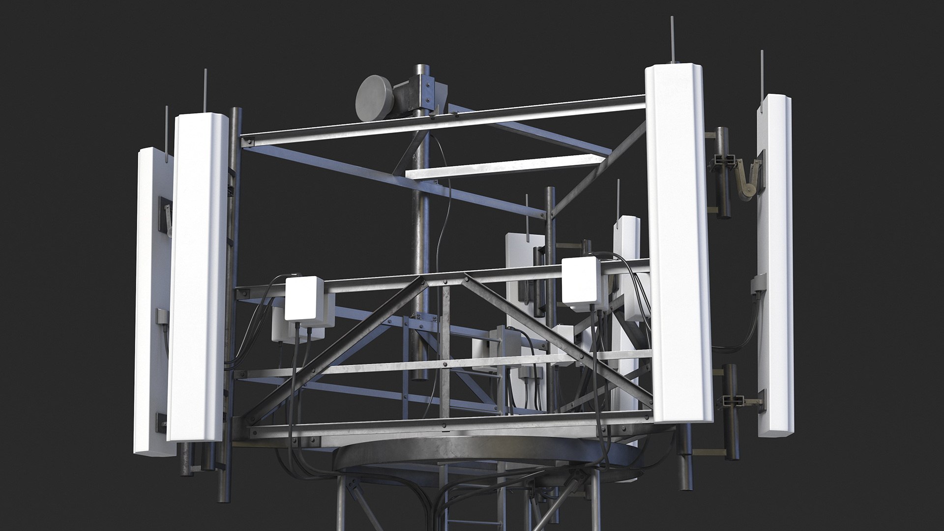 3D Rooftop Cellular Transmitter - TurboSquid 2274182