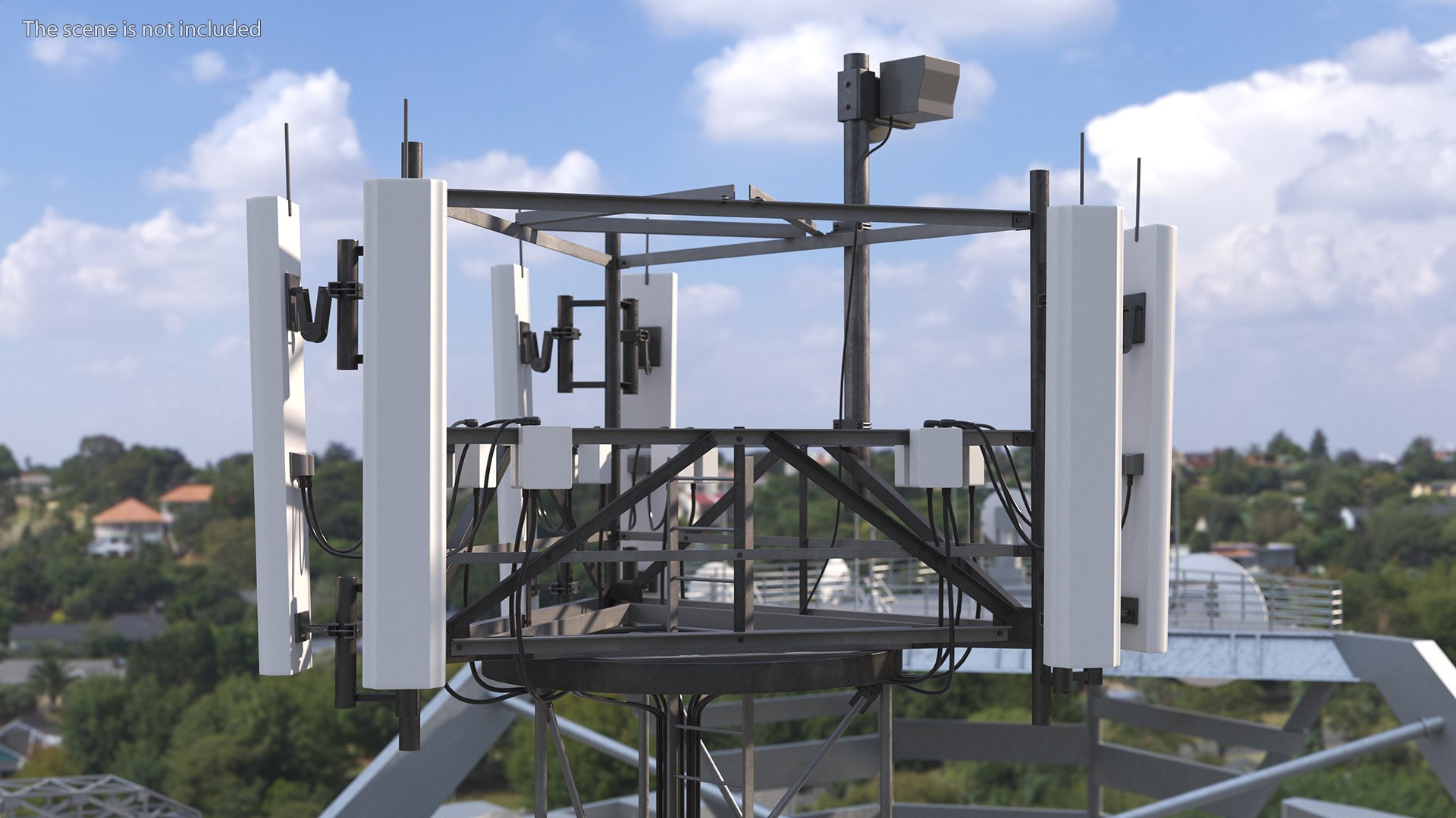 3D Rooftop Cellular Transmitter - TurboSquid 2274182