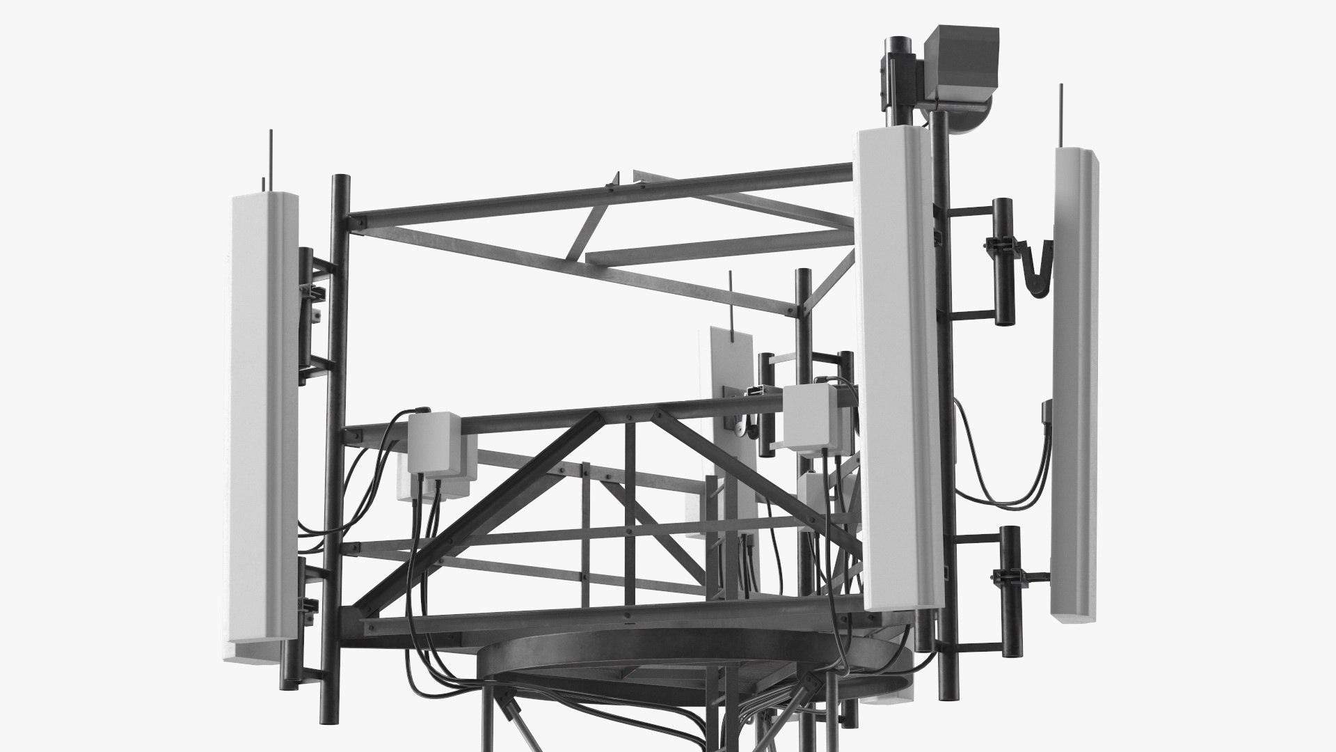 3D Rooftop Cellular Transmitter - TurboSquid 2274182