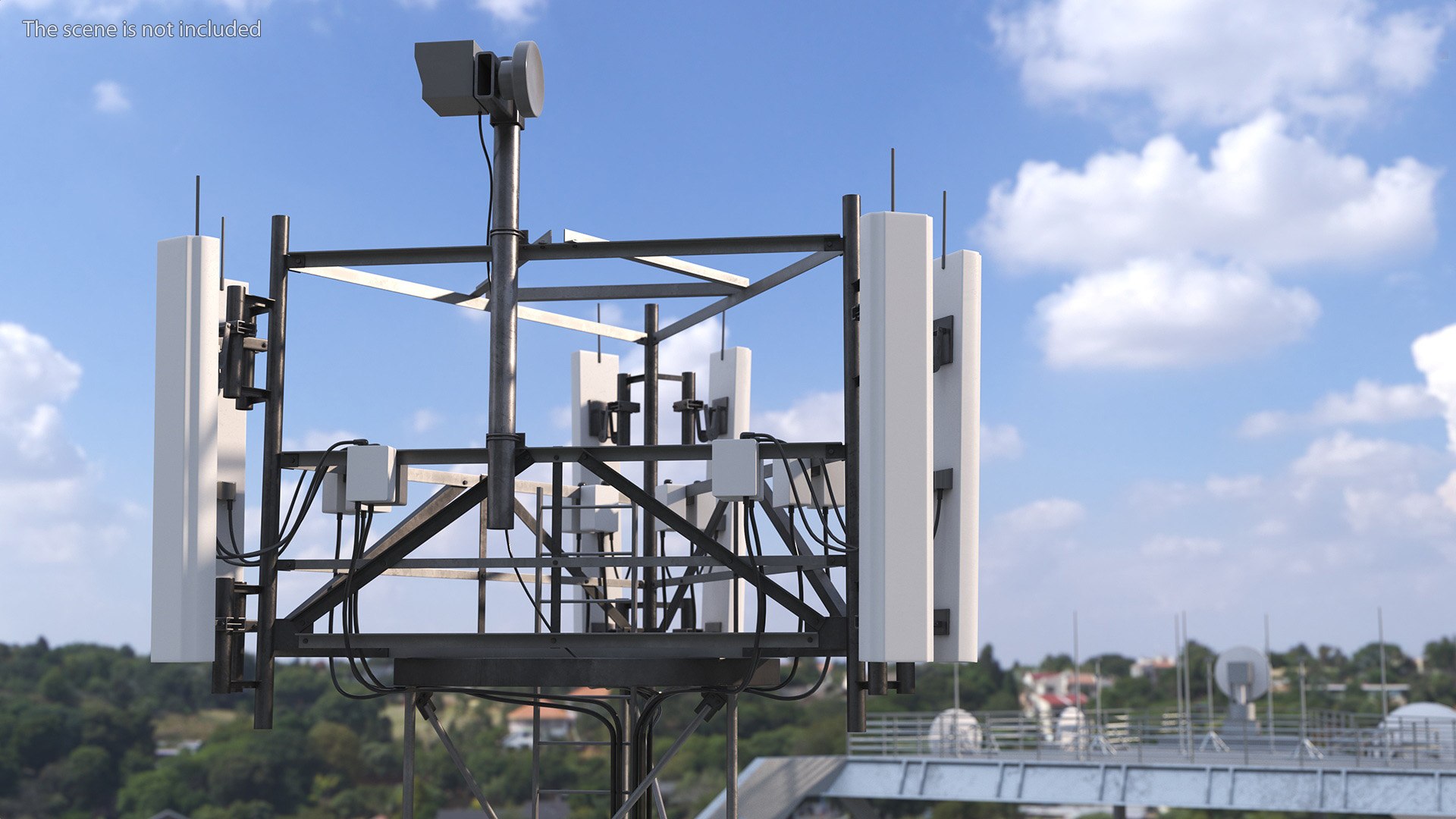 3D Rooftop Cellular Transmitter - TurboSquid 2274182