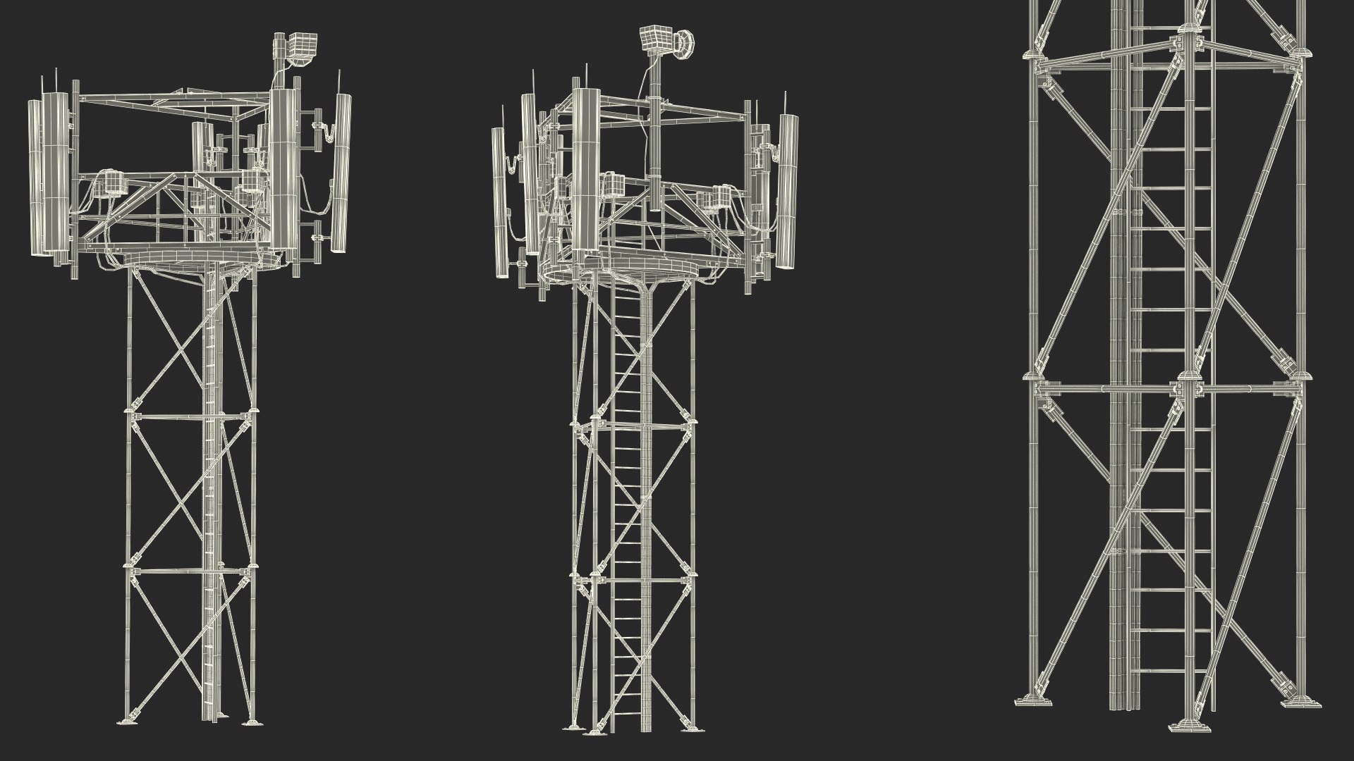3D Rooftop Cellular Transmitter - TurboSquid 2274182