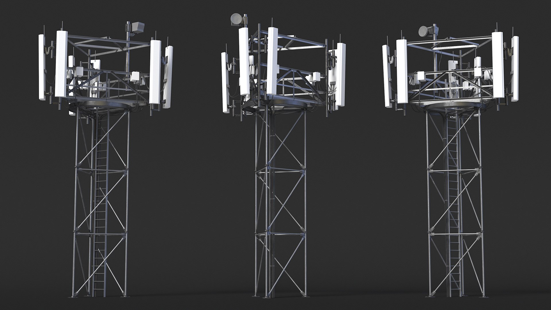 3D Rooftop Cellular Transmitter - TurboSquid 2274182