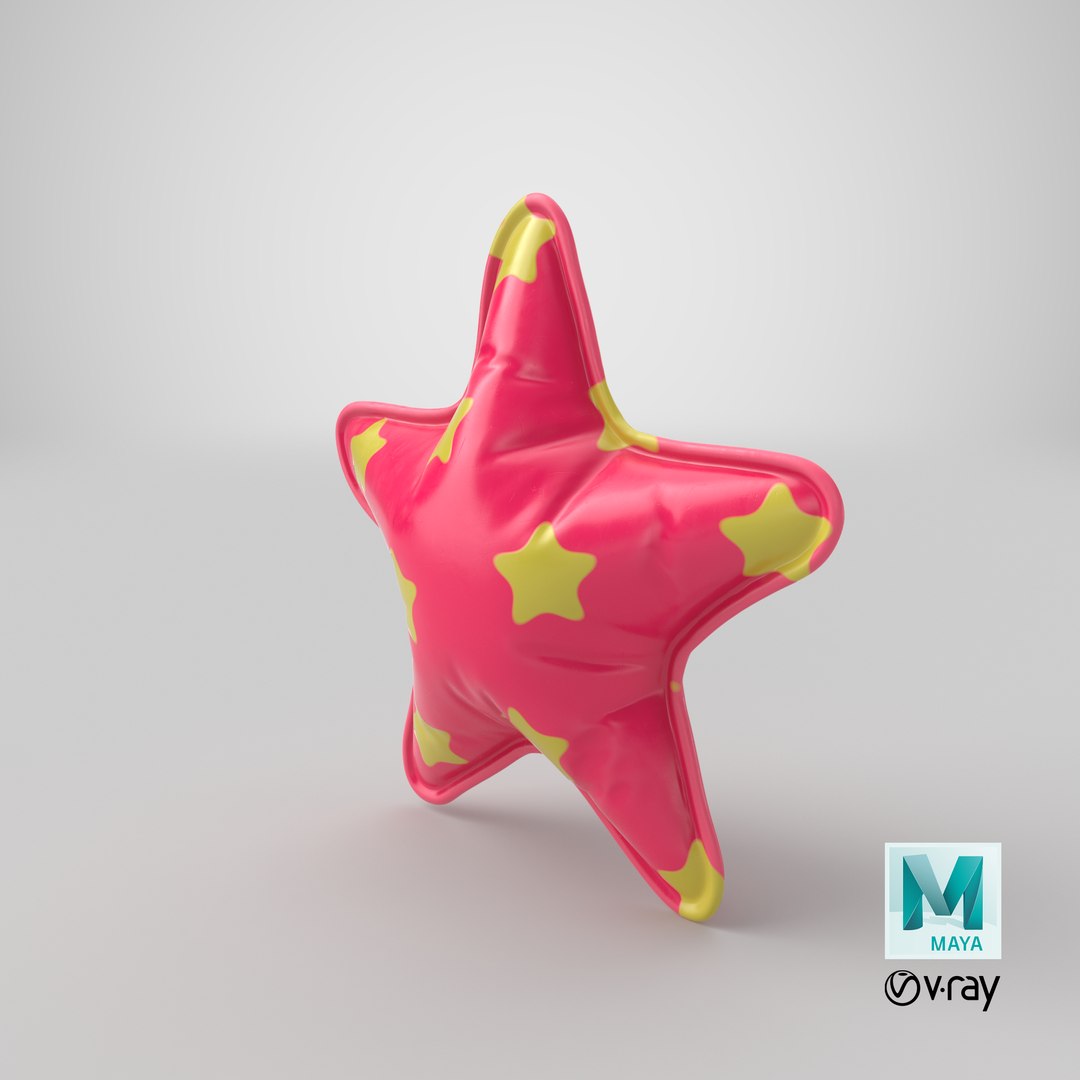 Star Balloon 1 3D Model - TurboSquid 1545348