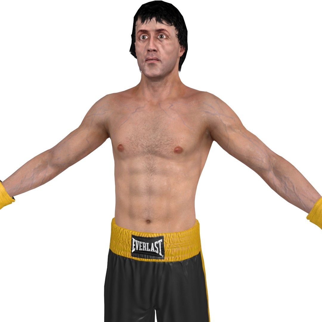 Rocky Rigged 3d Max