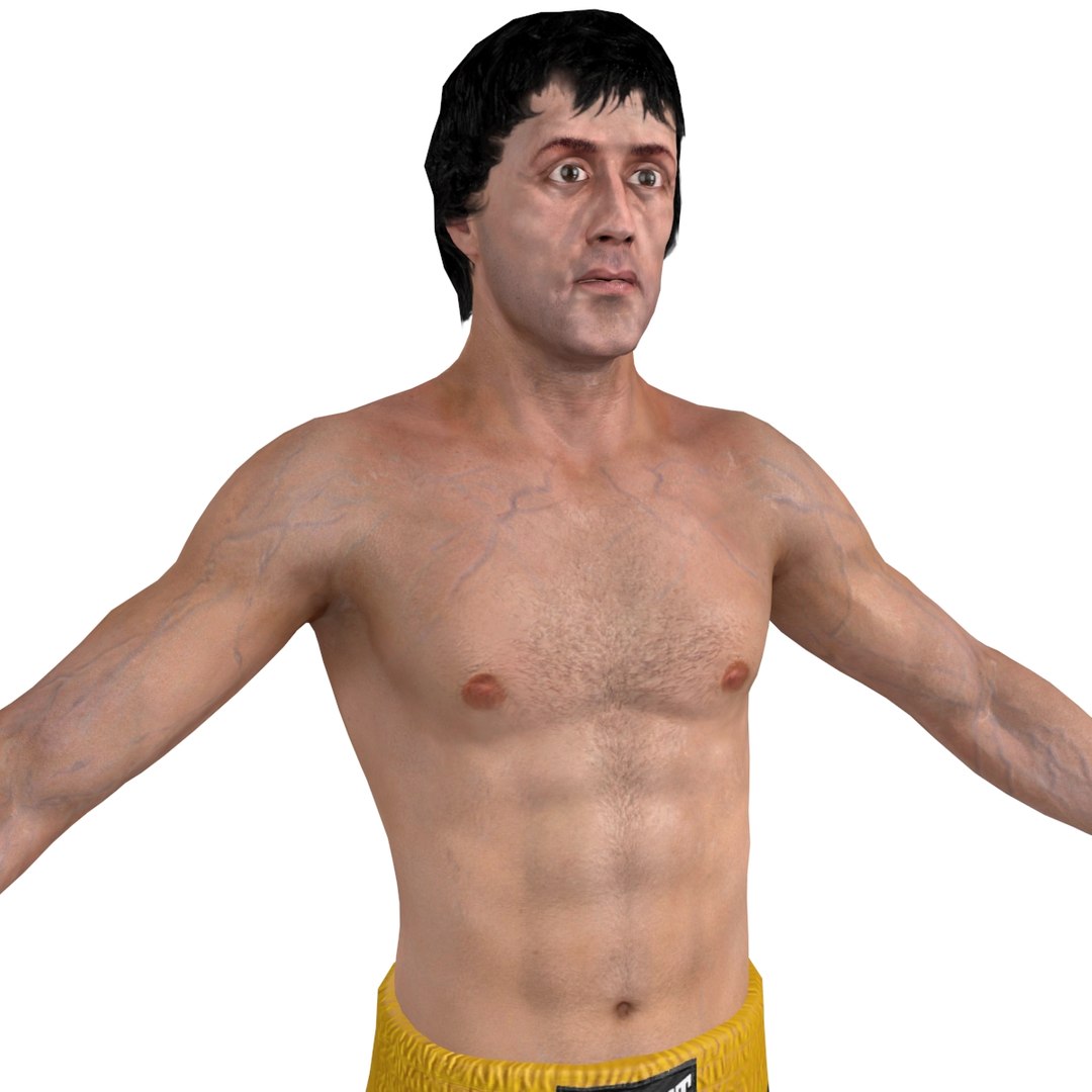 Rocky Rigged 3d Max