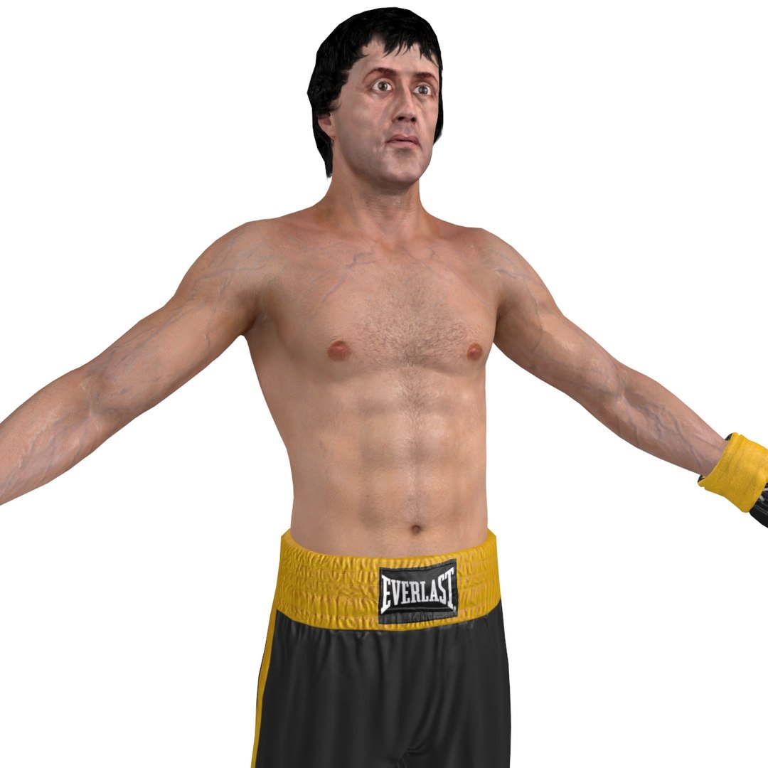 Rocky Rigged 3d Max