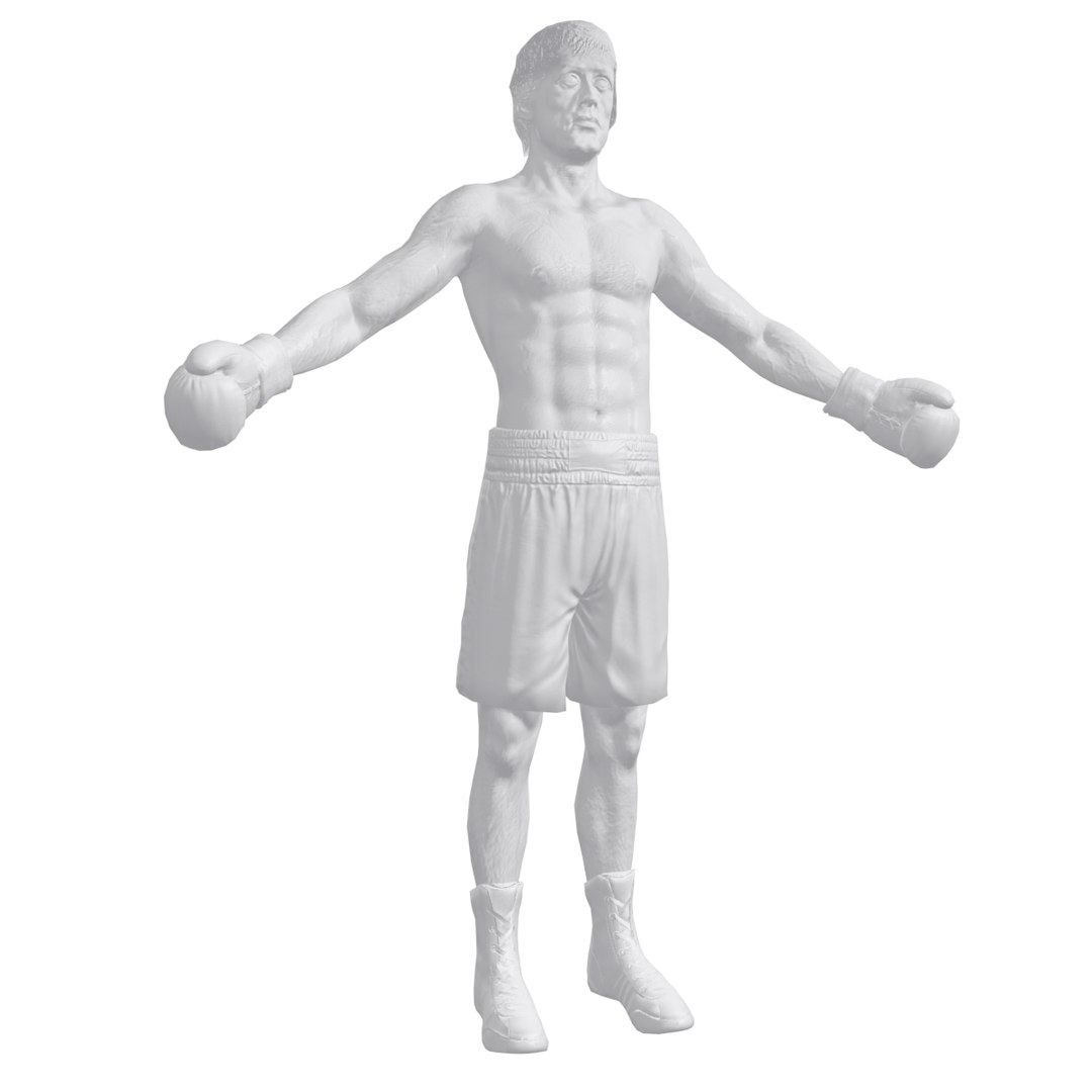 Rocky Rigged 3d Max