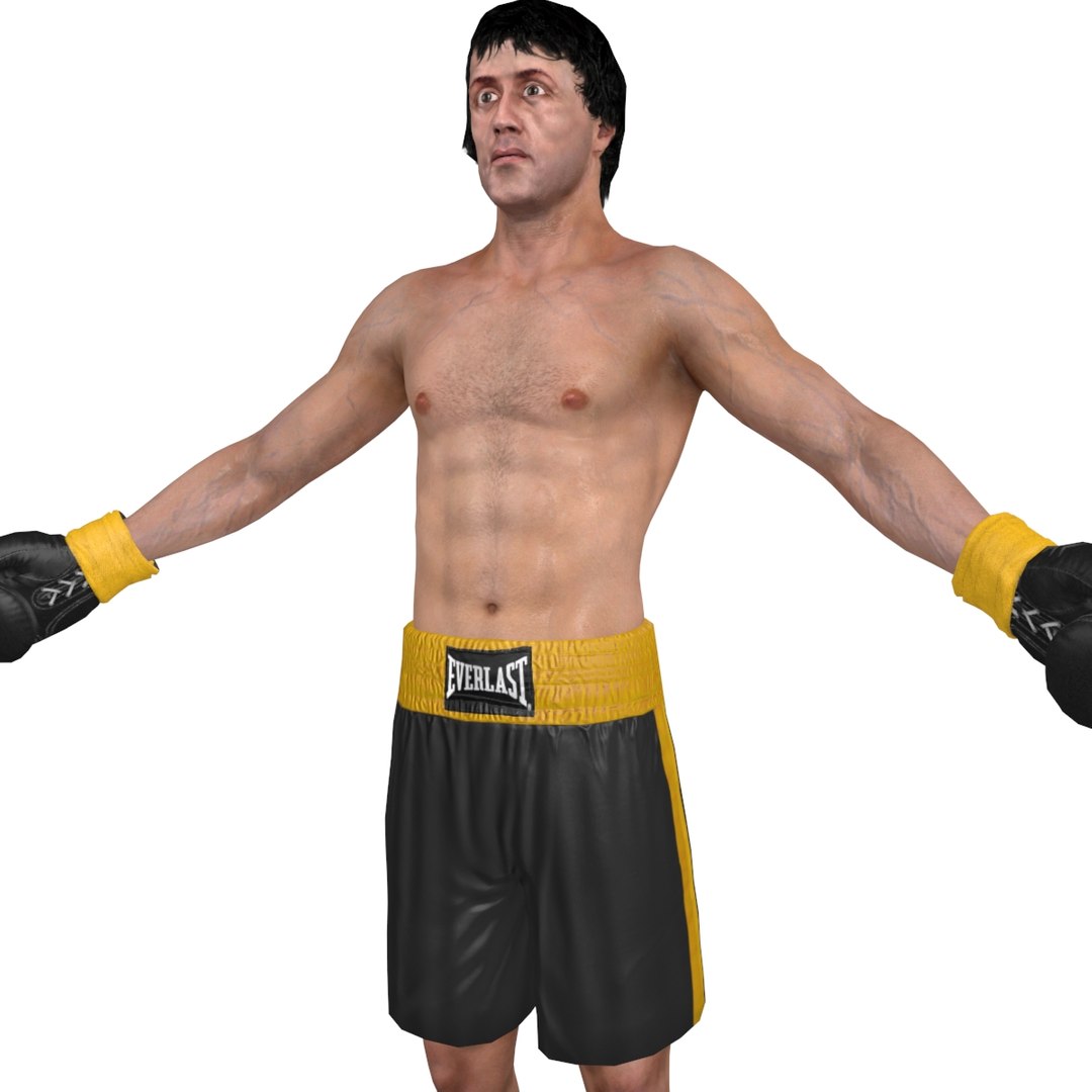 Rocky Rigged 3d Max