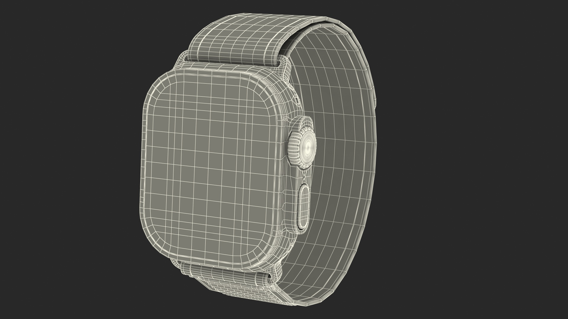 3D Apple Watch Ultra Trail Loop Blue-Gray - TurboSquid 1984122