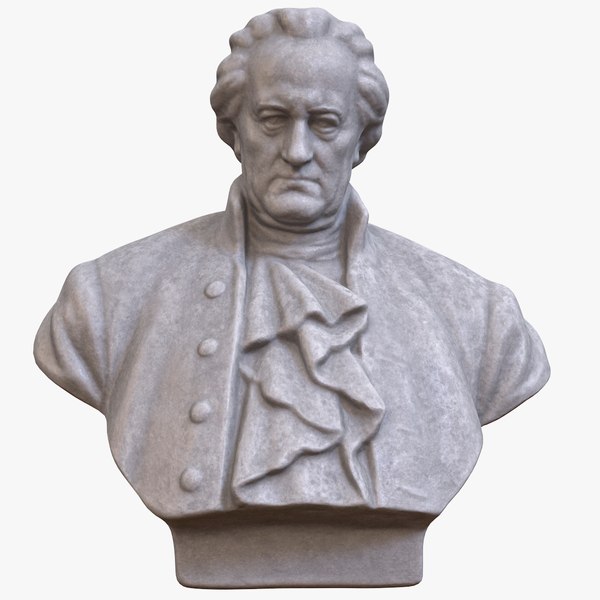 modelo 3d Goethe Marble Bust - TurboSquid 1977390