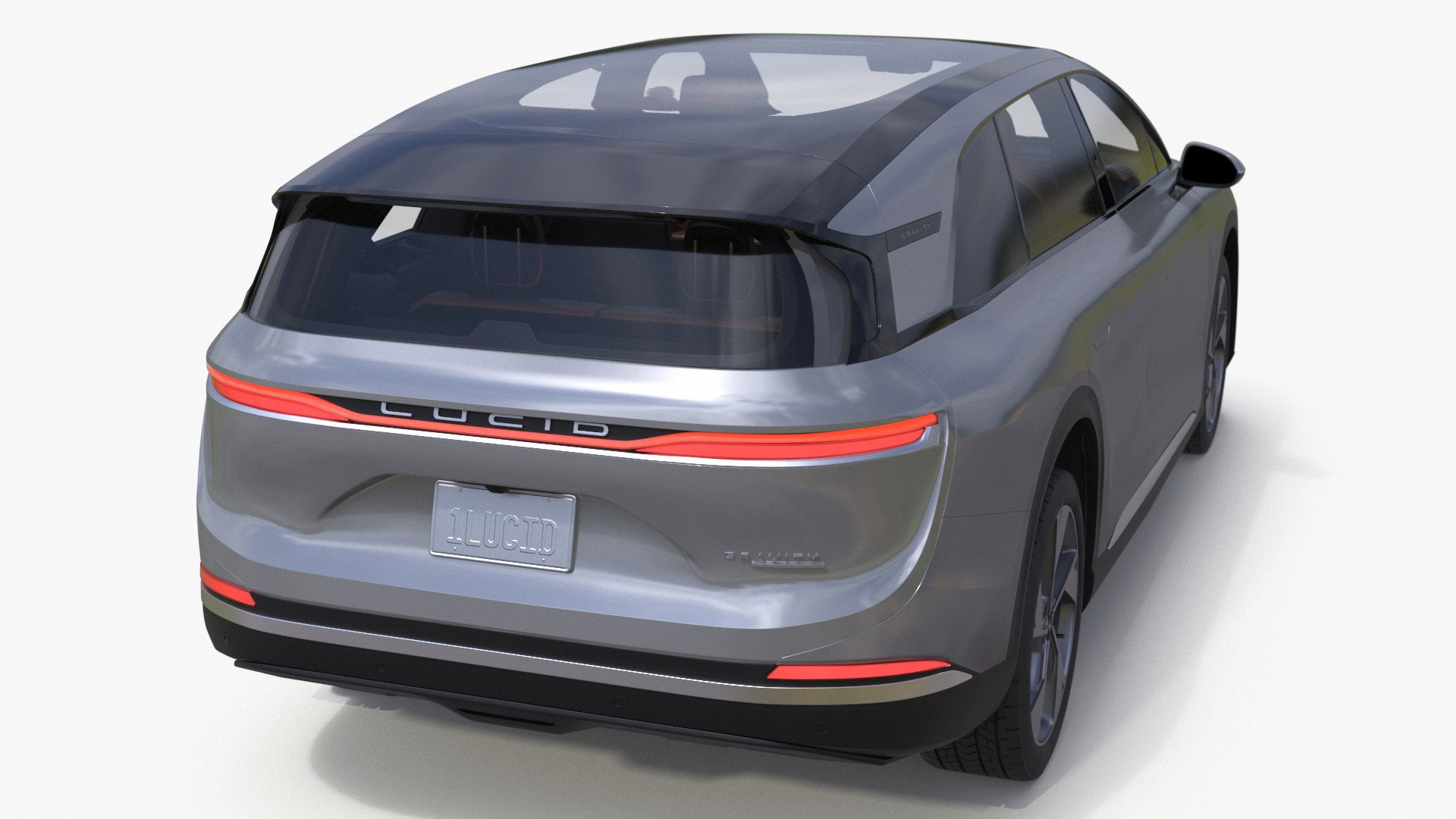 Lucid Gravity 2024 Electric SUV Gray Simplified 3D Model - TurboSquid ...