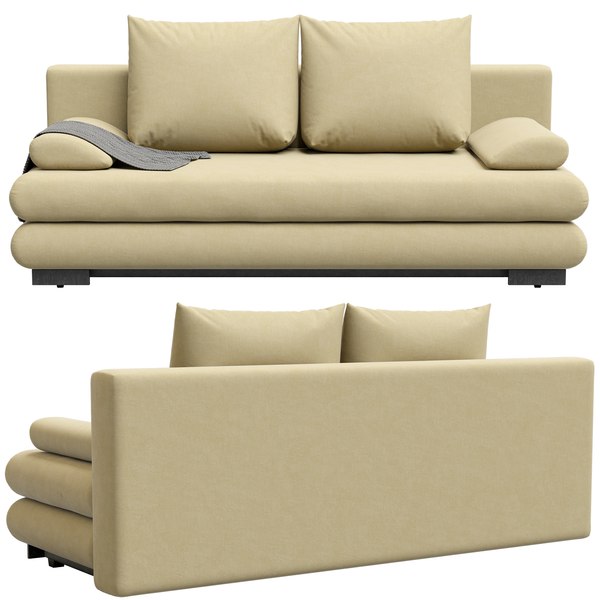 3D Leni Leny Velvet Sofa - TurboSquid 1815447