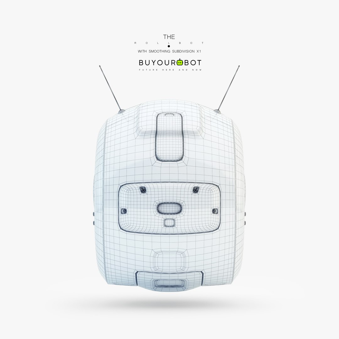 Cute Rolling Bot Toy Model - TurboSquid 1473595