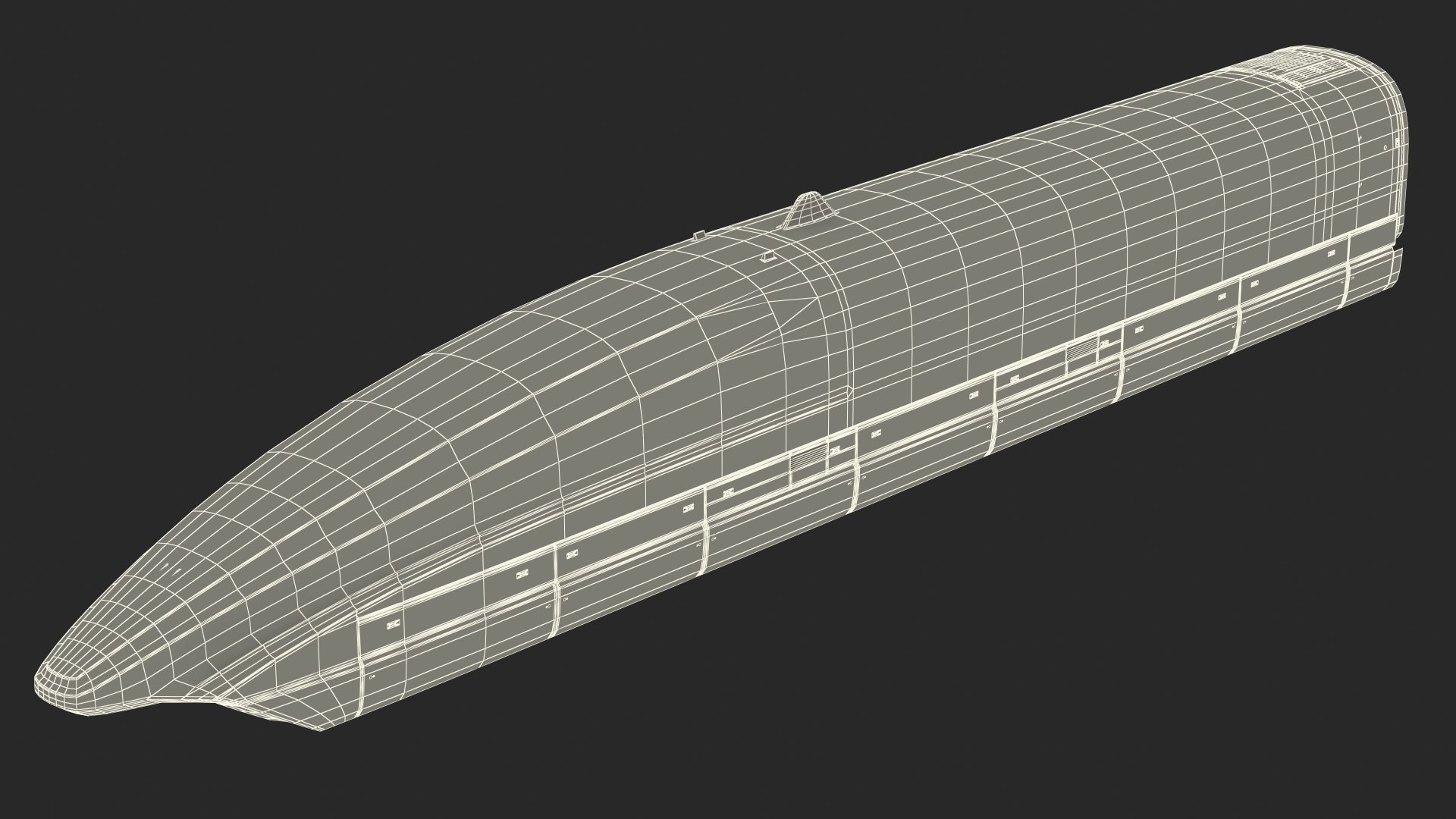 3D Red Maglev Bullet Train Engine - TurboSquid 2081340