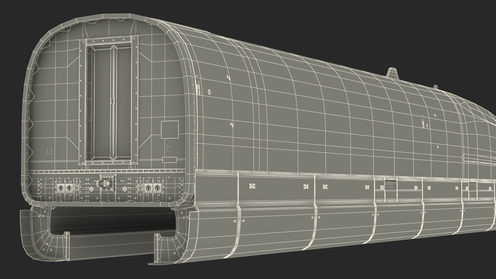 3D Red Maglev Bullet Train Engine - TurboSquid 2081340