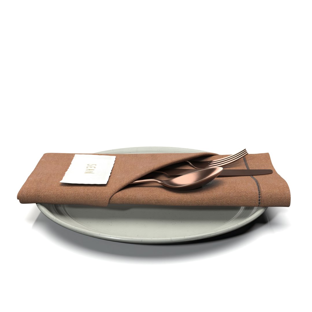 3D Angled Pocket Napkin PBR - TurboSquid 2213563