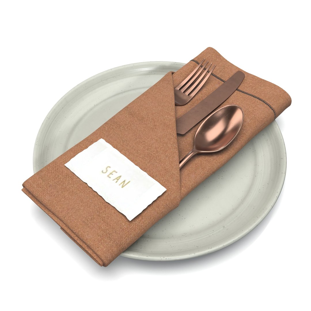 3D Angled Pocket Napkin PBR - TurboSquid 2213563