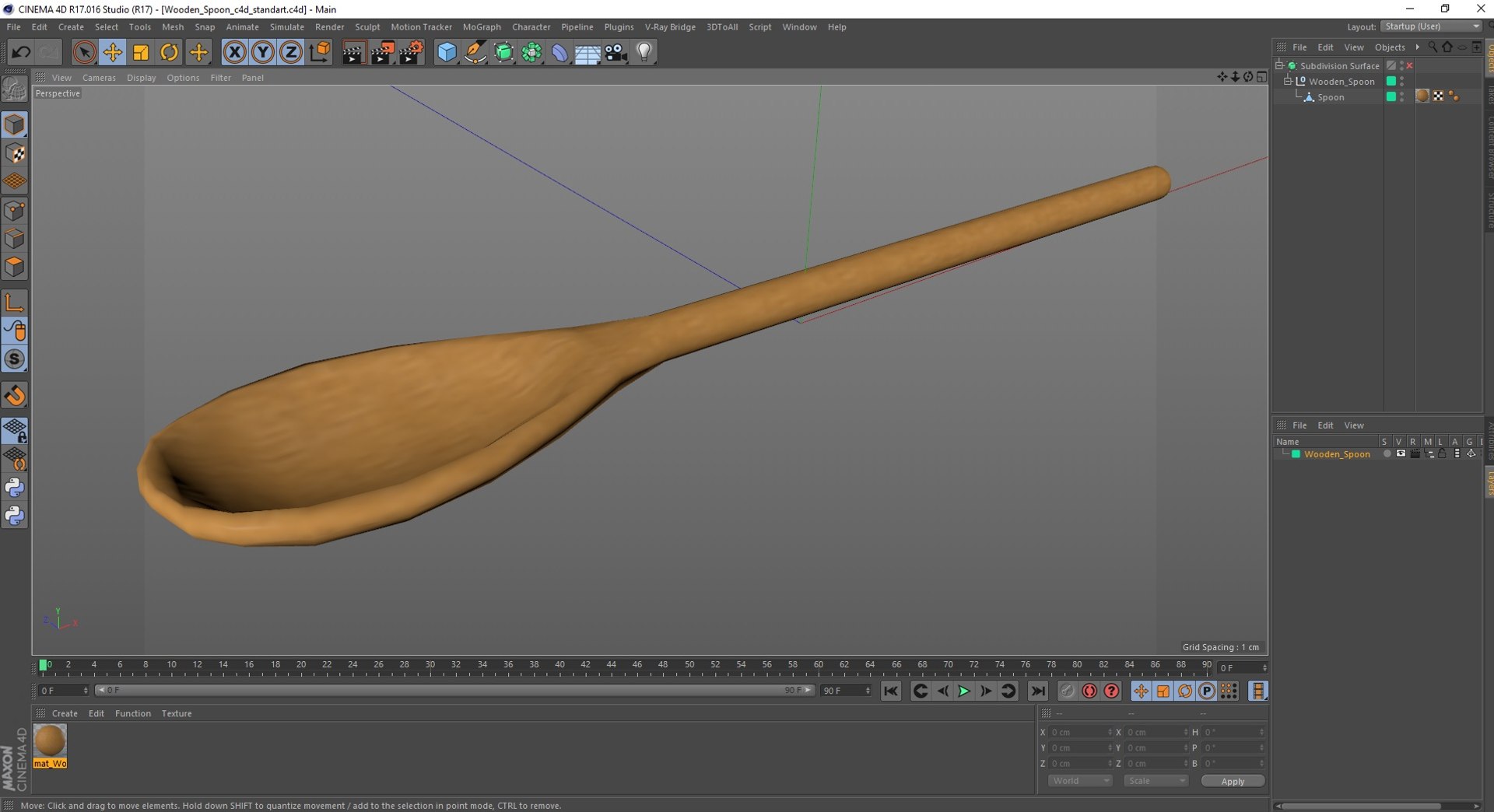 Wooden Spoon 3D Model - TurboSquid 2112721