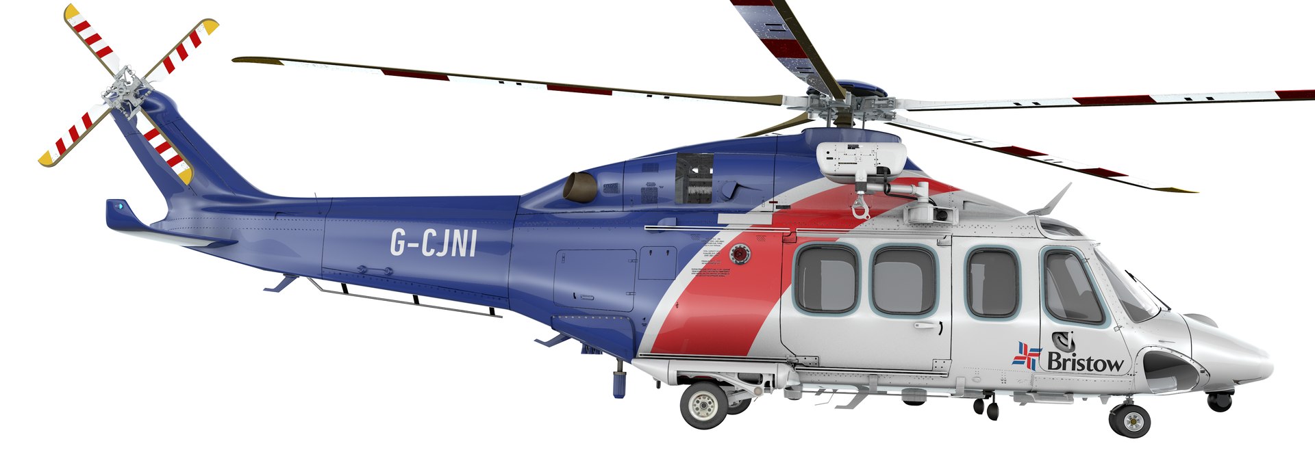 AW139 BRISTOW L2140 3D - TurboSquid 2237276