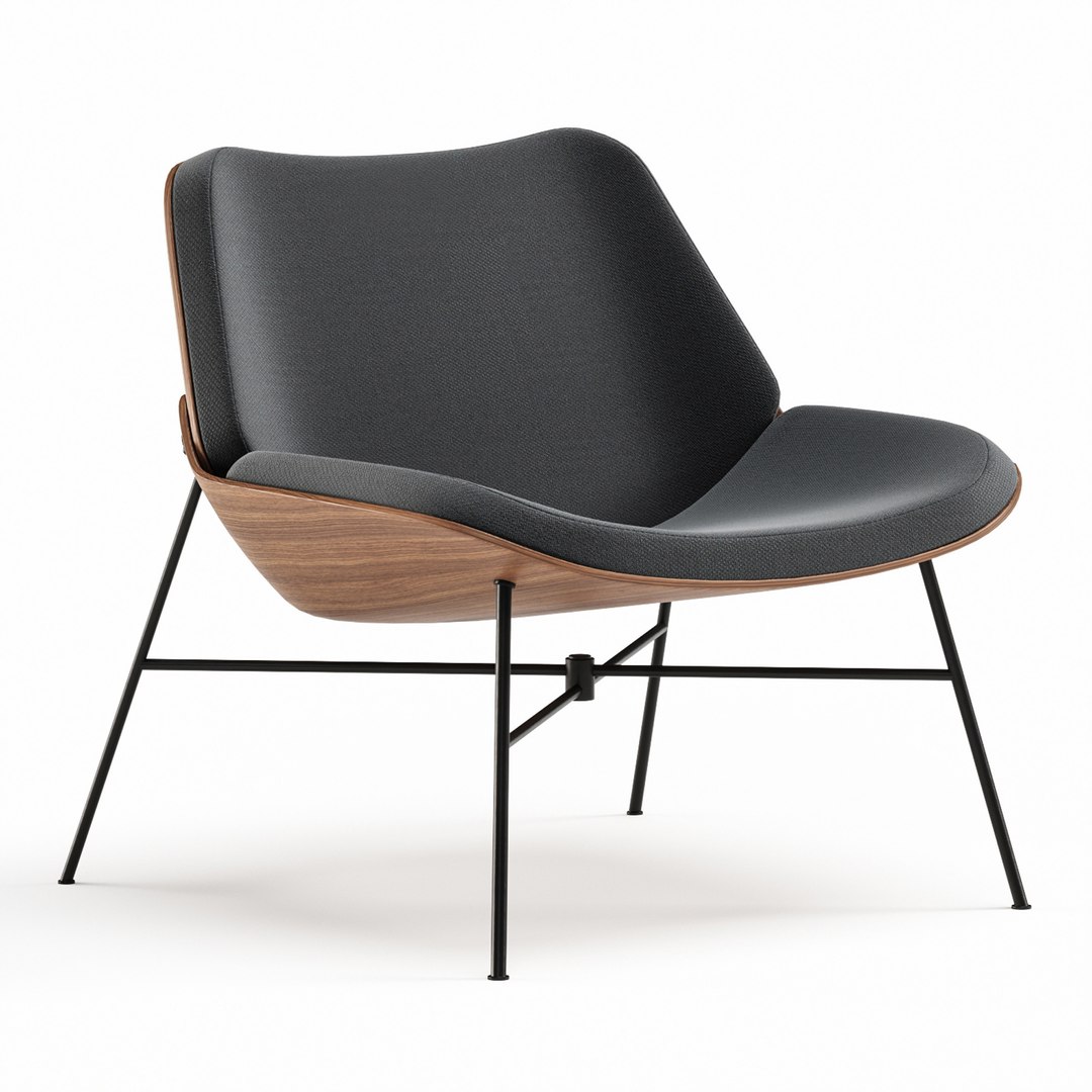 Vesper Lounge Chair By Burrow 3D - TurboSquid 2394851