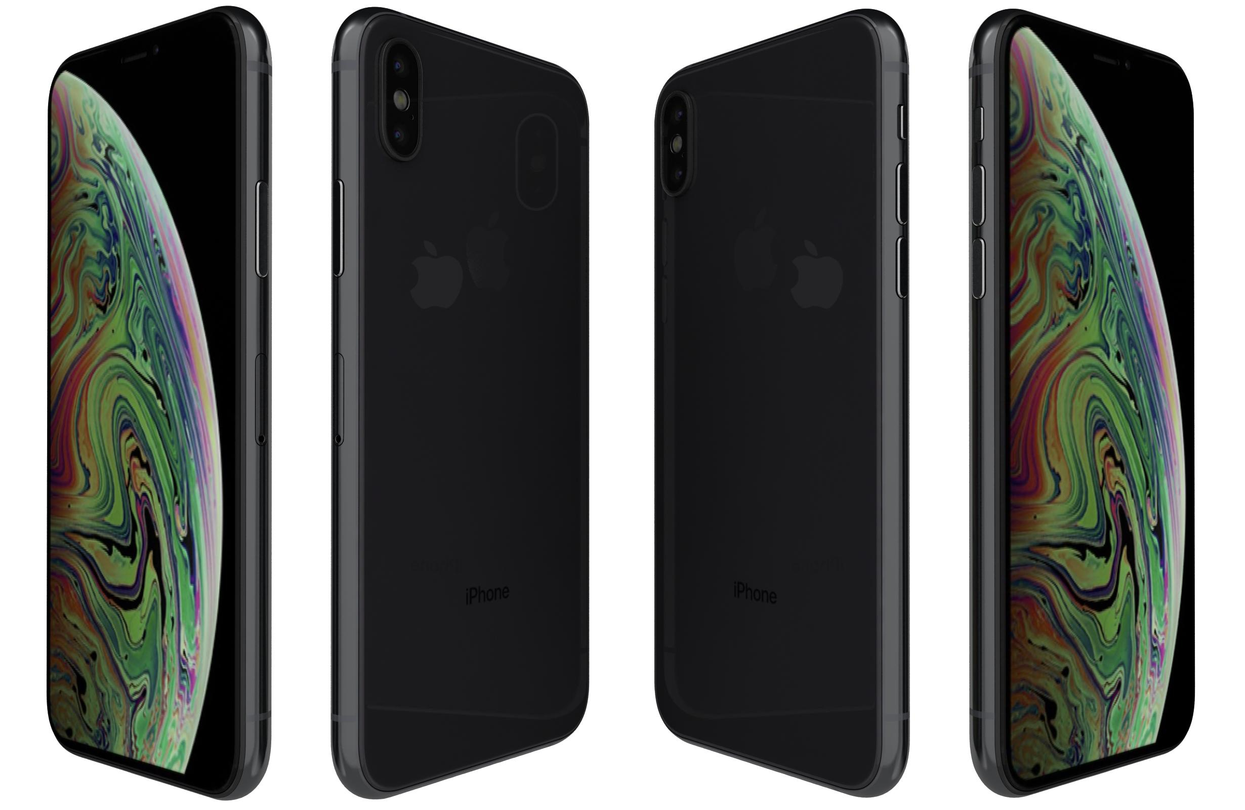 3D apple iphone xs colors model - TurboSquid 1332048