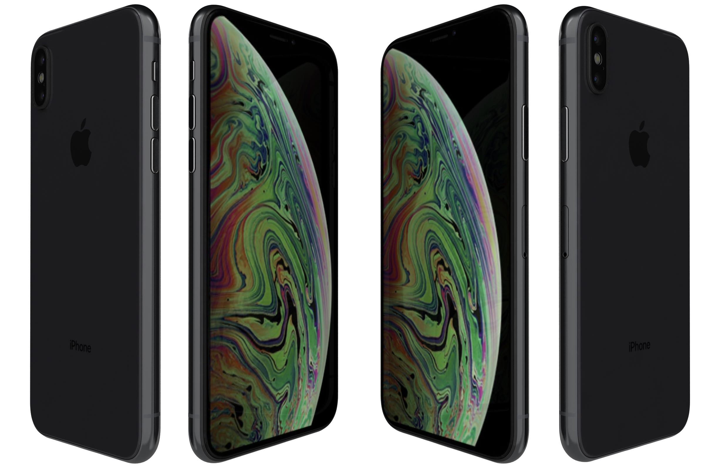 3D apple iphone xs colors model - TurboSquid 1332048