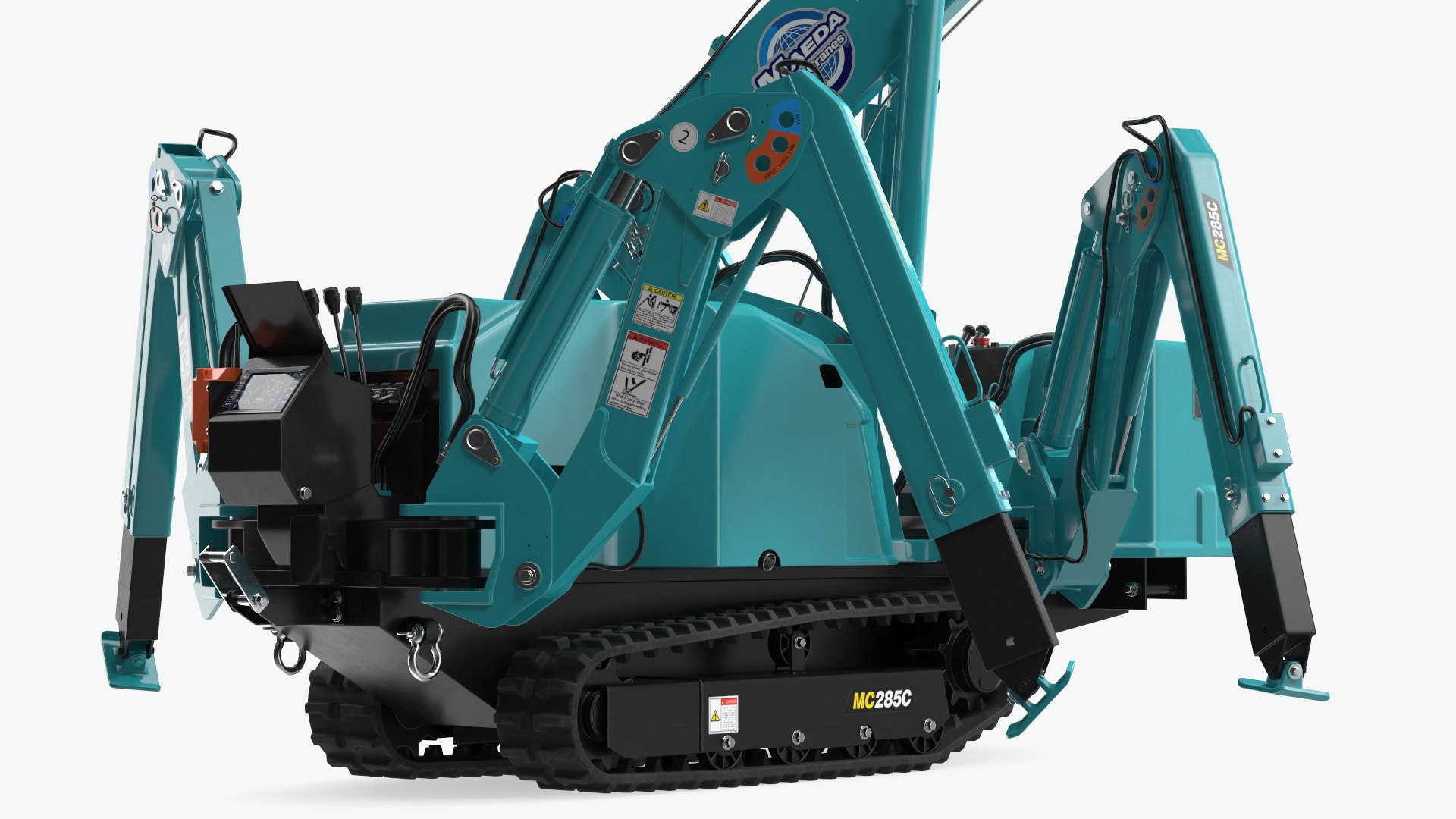 Maeda MC285C 3 Spider Mini Crane Rigged model - TurboSquid 1838137