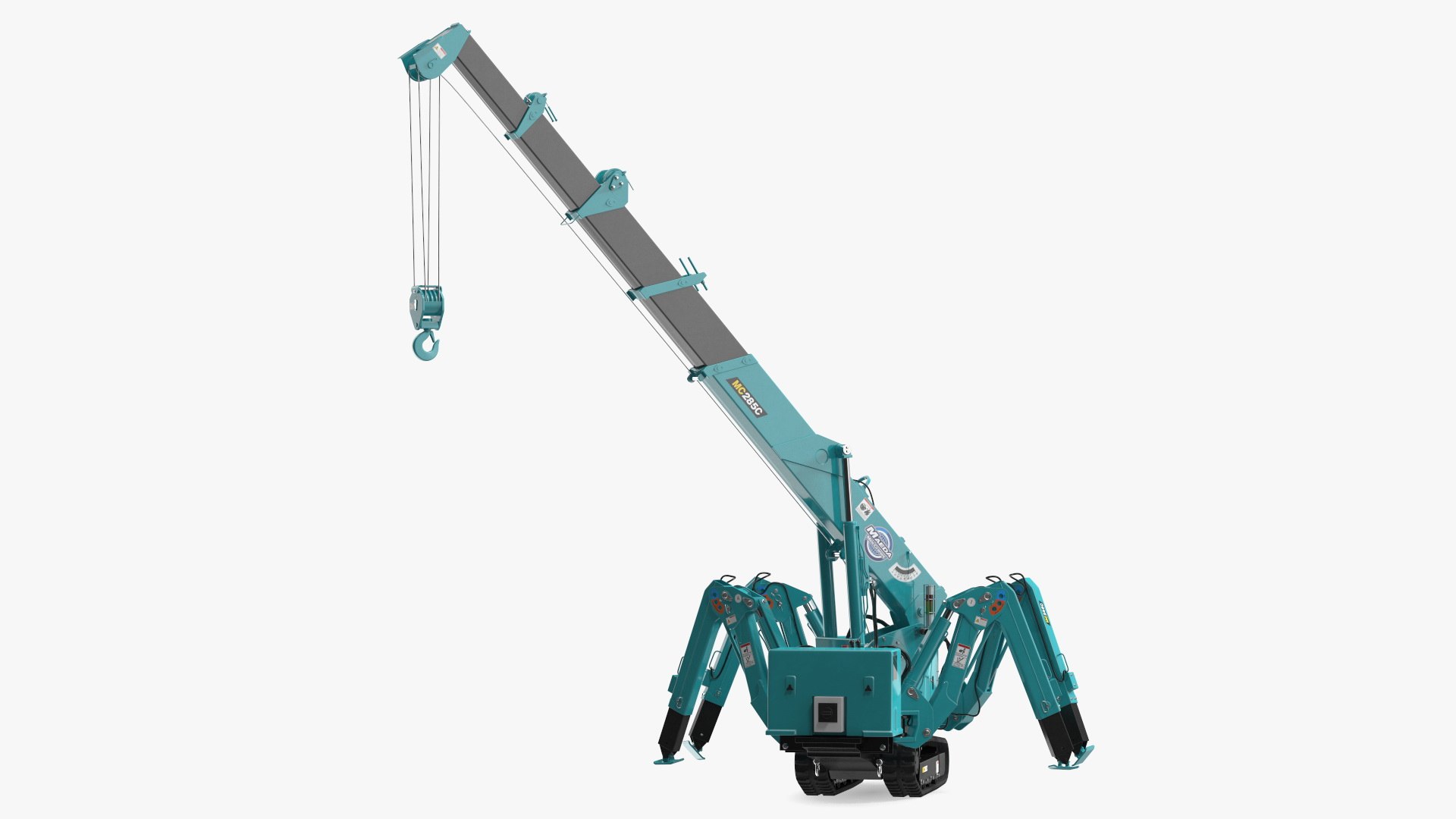Maeda MC285C 3 Spider Mini Crane Rigged model - TurboSquid 1838137