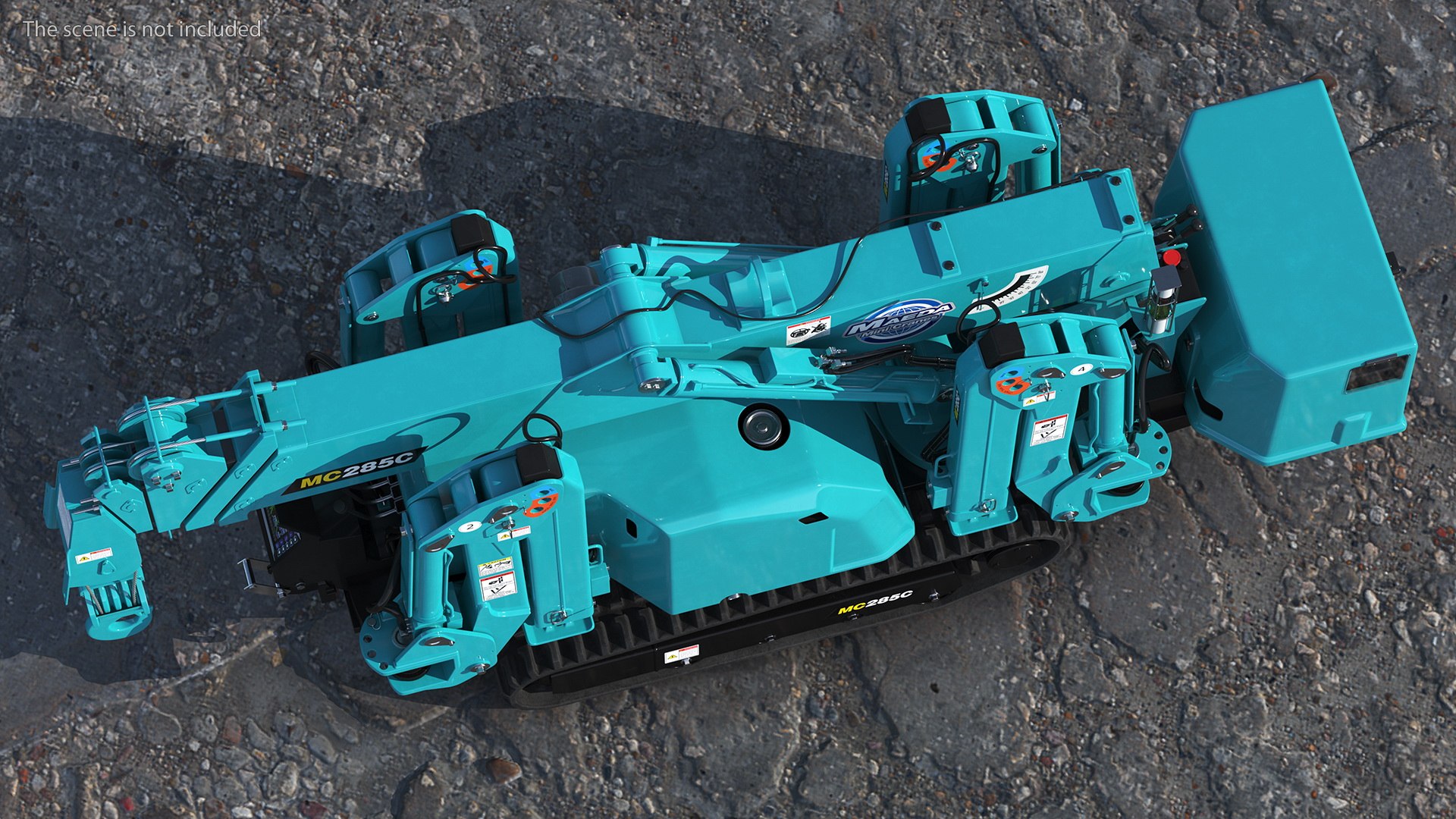 Maeda MC285C 3 Spider Mini Crane Rigged model - TurboSquid 1838137